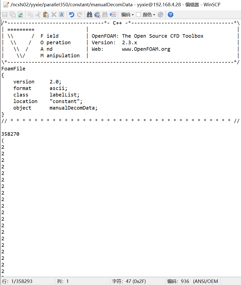 Openfoam前处理：并行计算decomposepardict和setfieldsdictsetfields和decomposepar 