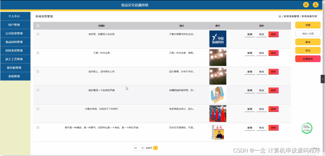 Java Jsp食品安全追溯系统mt5l5 独有源码 如何找到适合自己的毕业设计的指南jsp食品溯源系统的设计 Csdn博客