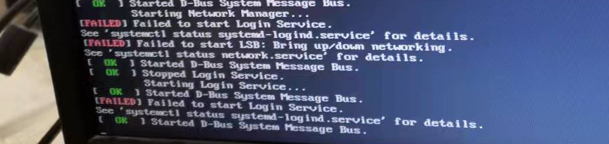 centos开机界面始终无法进入登录页面_failed to start login service-CSDN博客