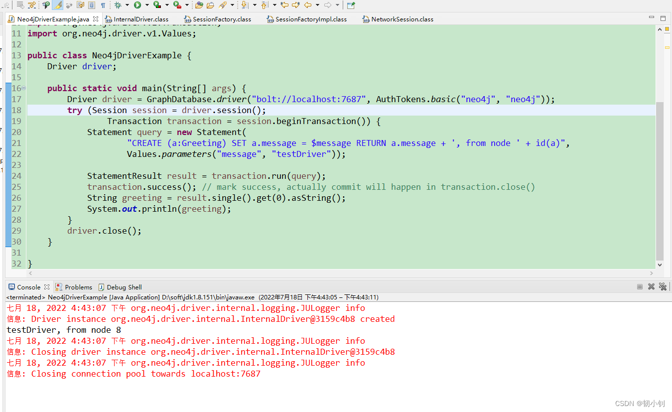 Neo4j部署及简单使用（API调用）_neo4j api-CSDN博客