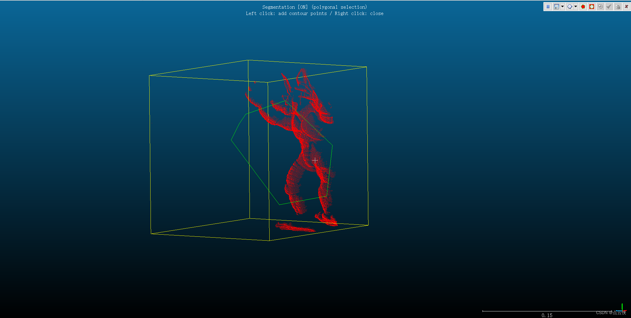 CloudCompare——矢量线采点_cloudcompare sample points原理-CSDN博客