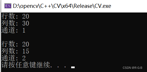 【opencv 】reshape函数详解 示例演示_inmat.reshape-CSDN博客