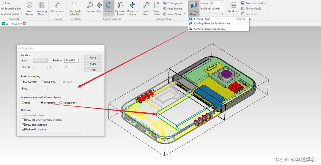 CST仿真指导 | 报告用图处理_cst怎么量尺寸-CSDN博客