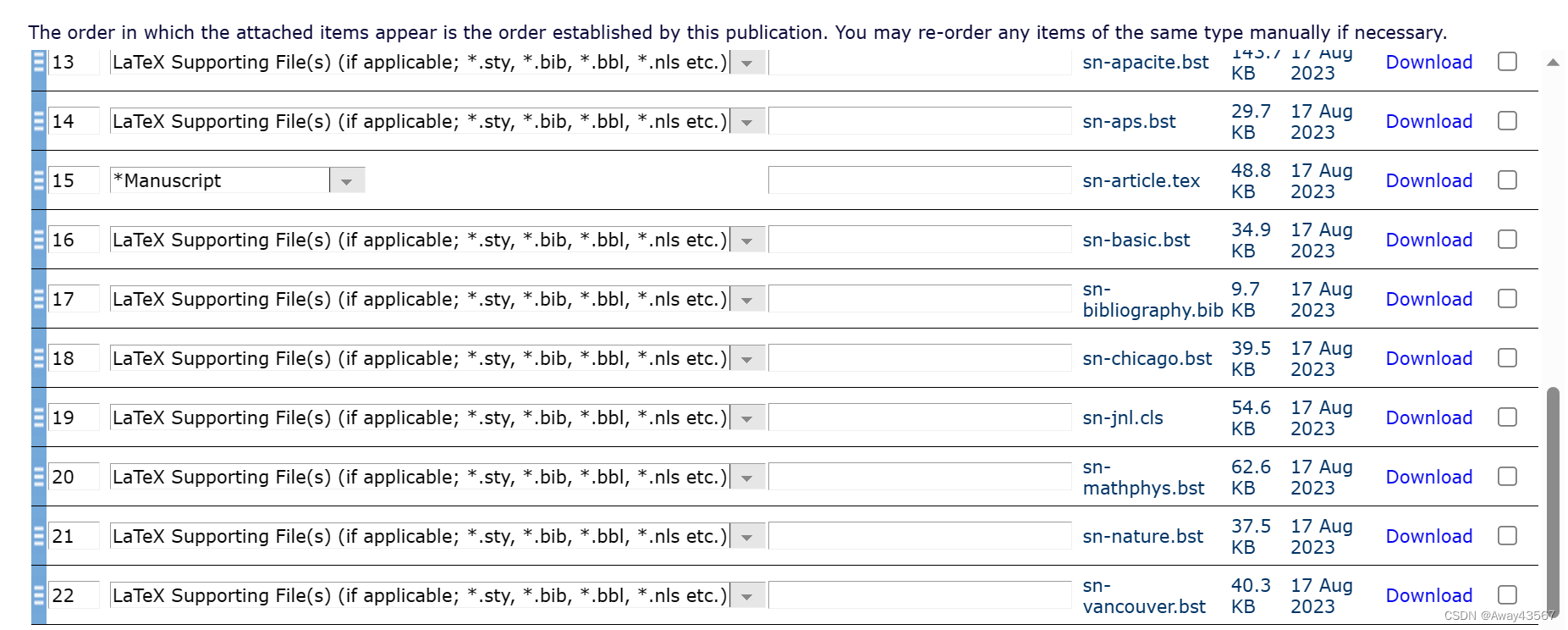 Springer投稿流程LaTeX版本----The International Journal of Advanced Manufacturing Technology_package ...