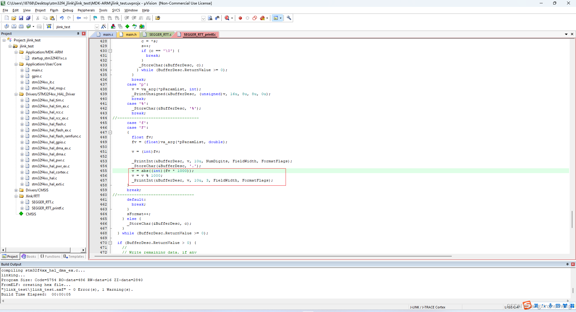 stm32f4配置jlink-rtt_stm32jlink配置-CSDN博客