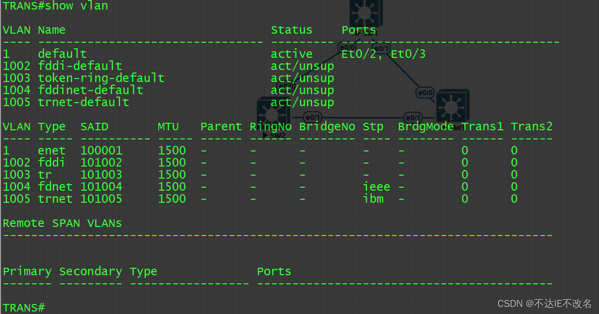 VTP的简单应用和配置_vtp配置-CSDN博客