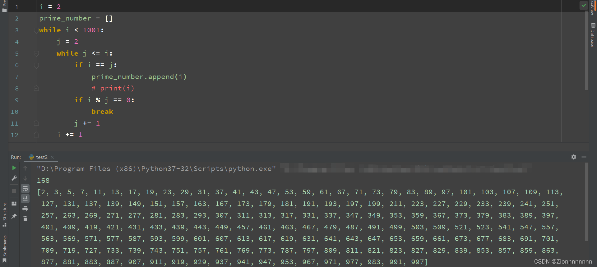 Python之求1000以内素数py输出1000以内所有素数 Csdn博客