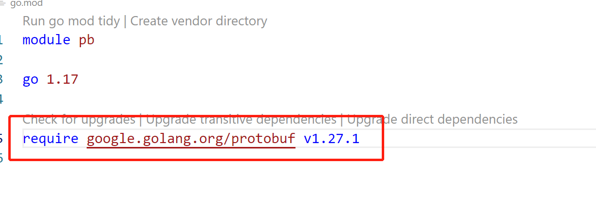 VSCode 关于Go语言引用第三库(例如protobuf)_vscode golang引入protoc-CSDN博客