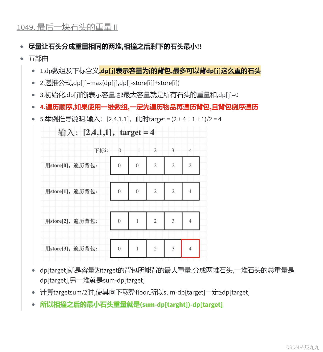 Leetcode 1049 最后一块石头的重量 Ii Js版本js Leetcode 1049 Csdn博客