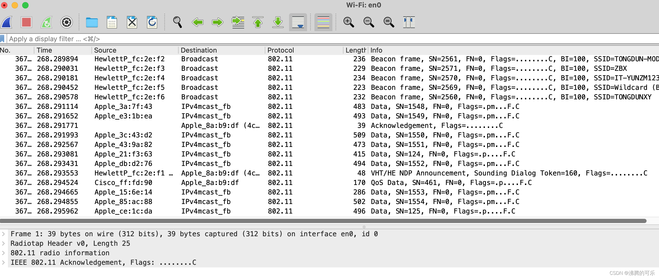 macos wireshark无线网卡抓不到tcp包_为什么wireshark捕获不到tcp-CSDN博客