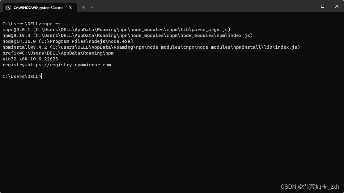 安装cnpm和淘宝镜像_npm 淘宝镜像和cnpm镜像-CSDN博客