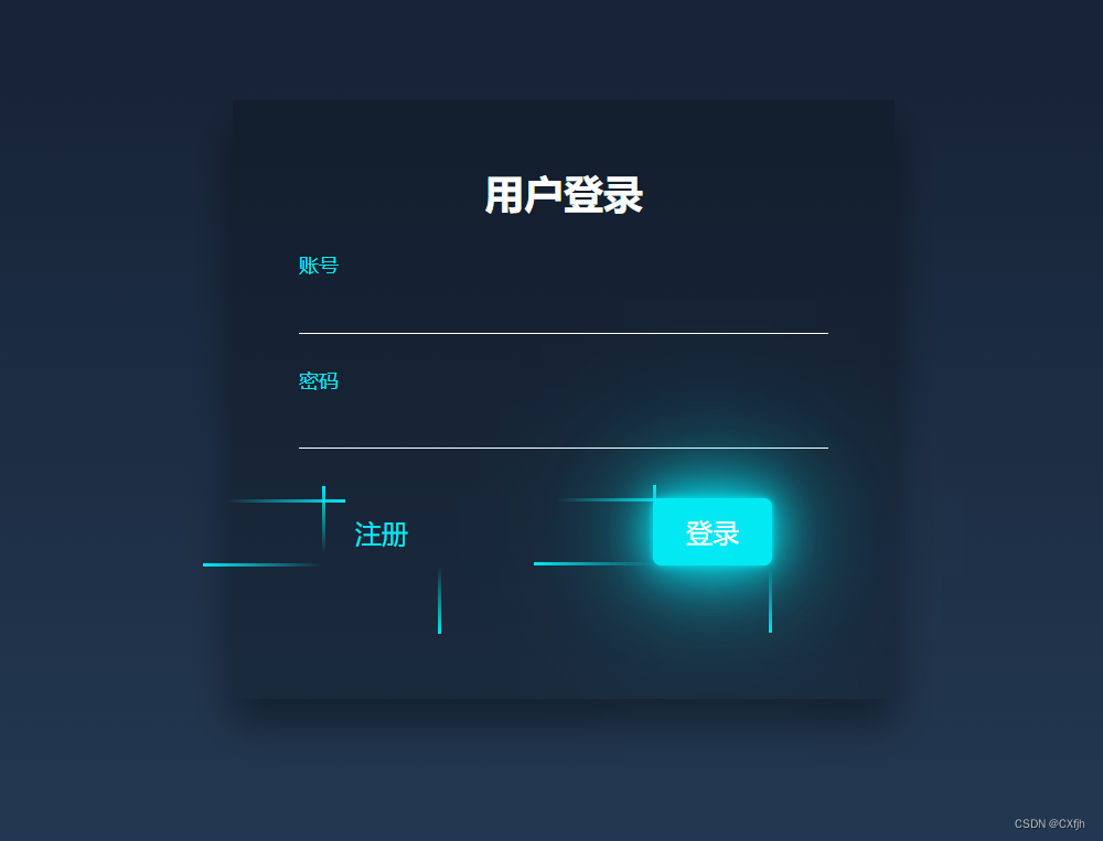 炫酷的登录注册界面本地存储数据【html Css Js】实现 Html Css Js实现登录注册功能 Csdn博客