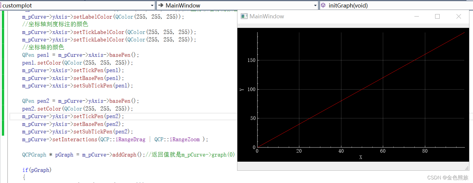 Qcustomplot示例qcustomplot 示例 Csdn博客