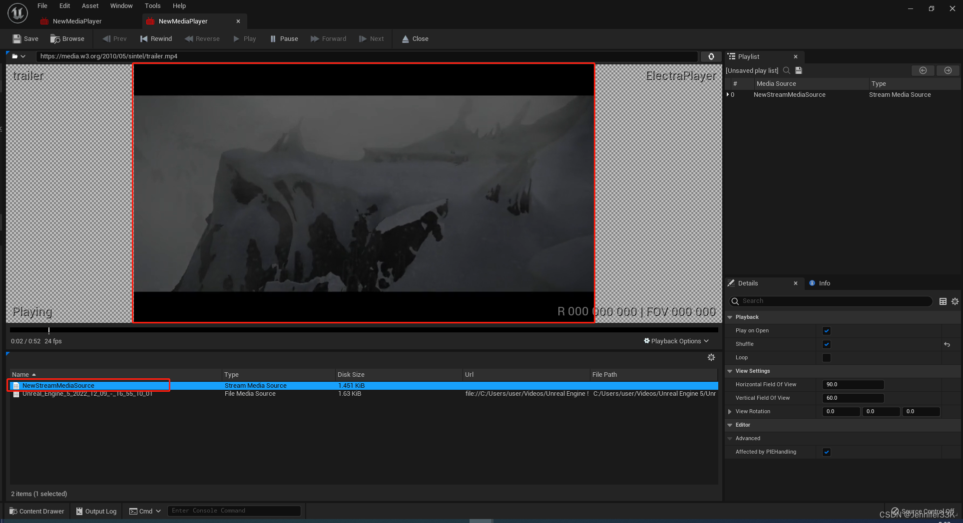 UE5 MediaPlayer不能正确播放视频问题_ue5 easy fog 关键帧动画不能正确播放-CSDN博客