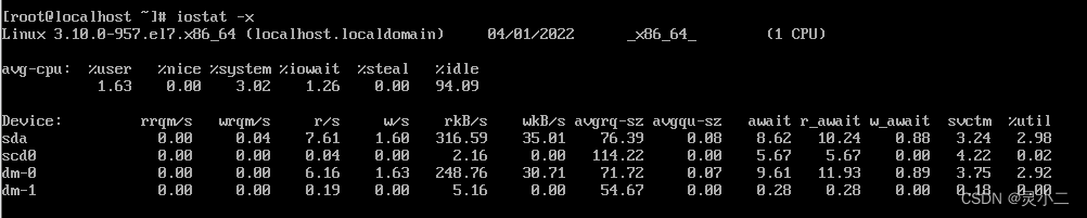 Linux之Dstat、iostat、vmstat命令详解——最详细版-CSDN博客