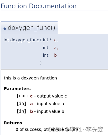 [①Doxygen]: 入门，注释语法简介-CSDN博客