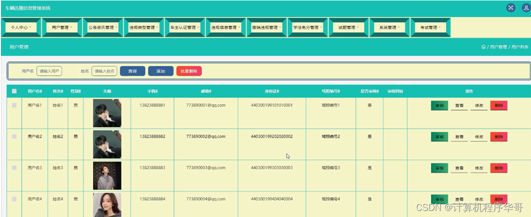 附源码 Ssm计算机毕业设计车辆违章信息管理系统java交通违章管理系统数据库 Csdn博客