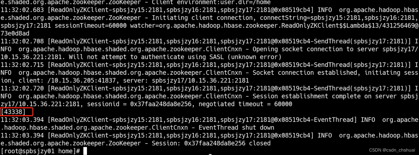 Hbase Master初始化异常hbase:meta,,1.1588230740 is NOT online_2024-03-10 16:30:26,320 warn [thread-15 ...