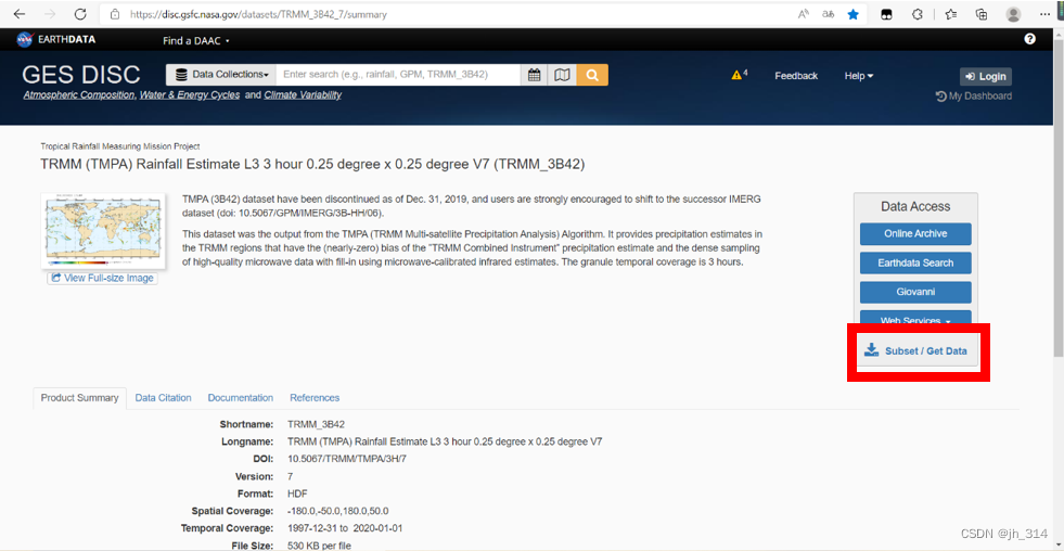 批量TRMM数据下载——wget实现-CSDN博客