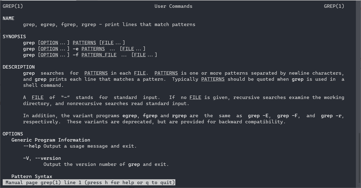 【Linux入门】一文看懂 Linux man 手册_linux man手册-CSDN博客