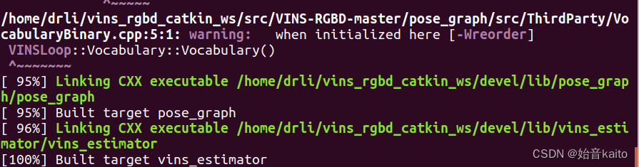 从零开始的Linux（5）ubuntu18.04下运行VINS-Mono/VINS-RGBD（保姆级超级详细教程）-CSDN博客