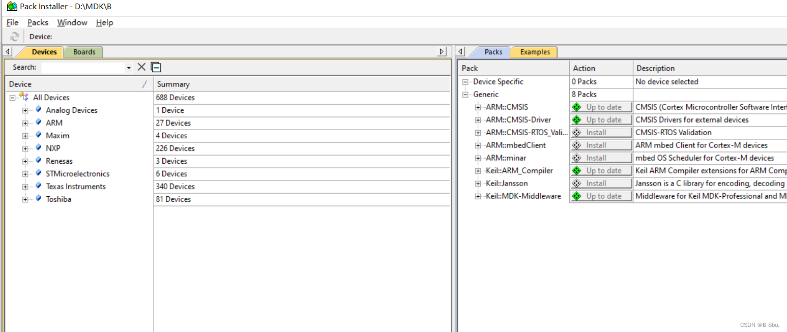 KEIL5安装及芯片包导入_keil uvision5怎么添加芯片包-CSDN博客