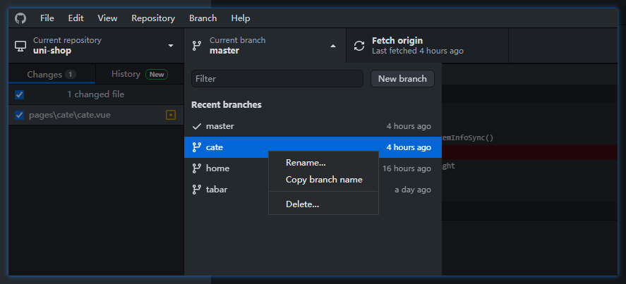 使用 Github Desktop 来管理（分支）代码的合并与提交githubdesktop怎么合并代码 Csdn博客 4090