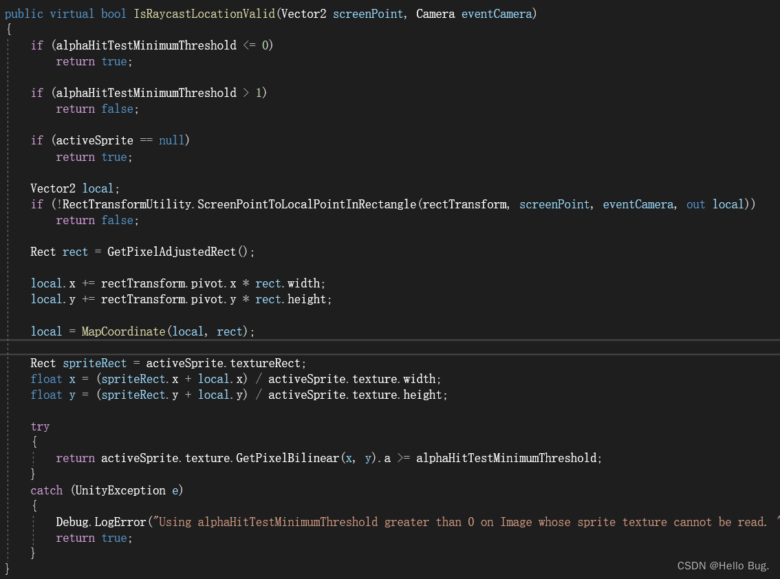Ugui源码解析——image Unity Ugui Image源码解读 Csdn博客
