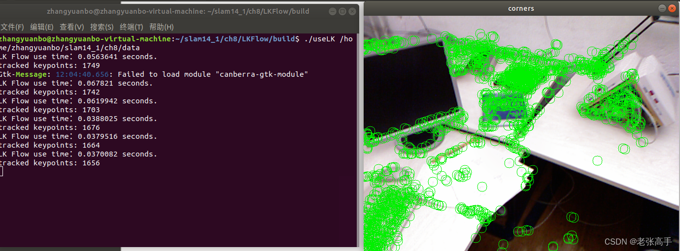 SLAM第八讲实践：【前端2】基于Slambook2的LK光流，G-N实现单层光流以及多层光流以及直接法做VO的超详细实践_slambook lk光流-CSDN博客