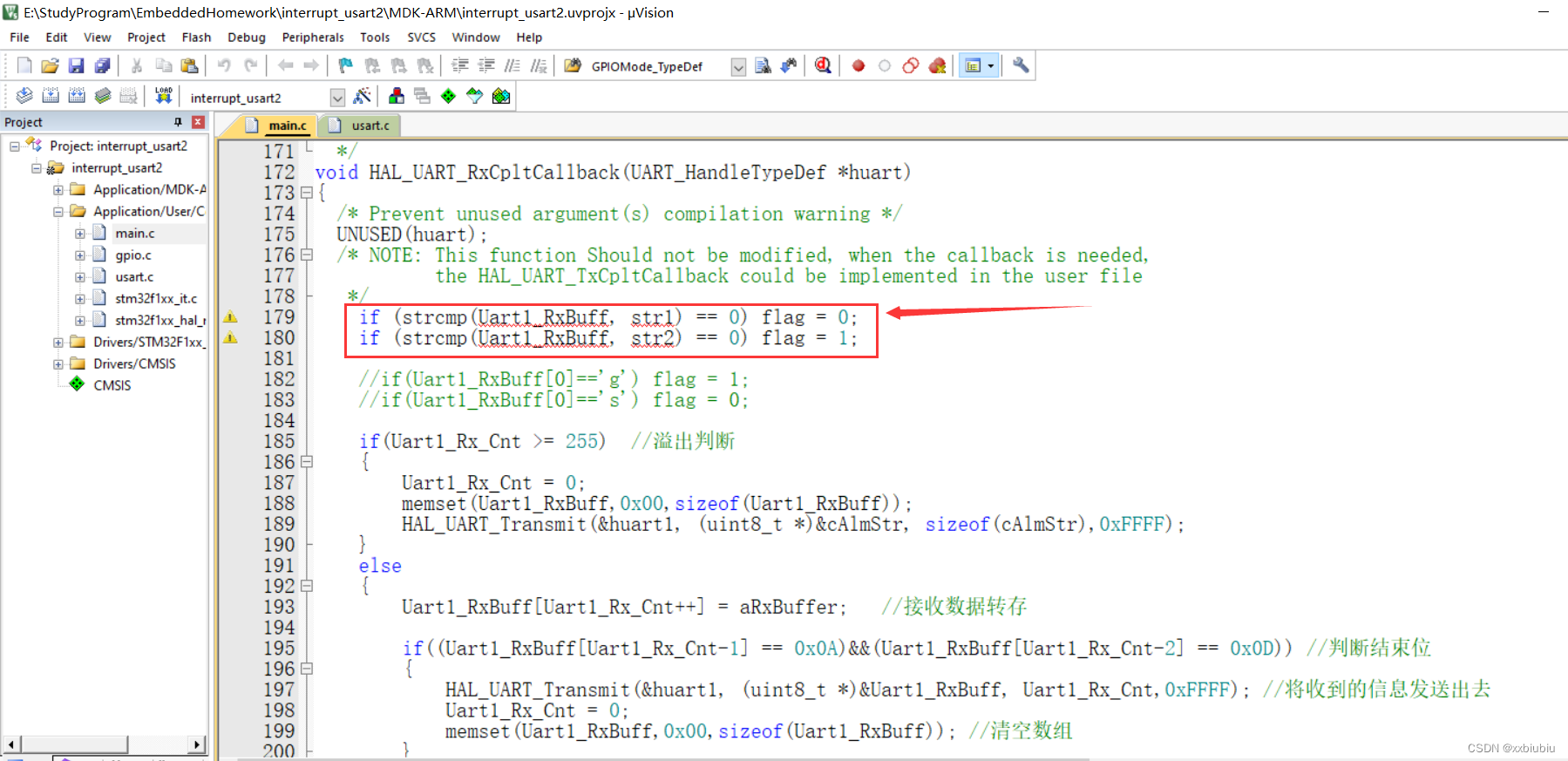 Stm32利用中断实现led亮灭和串口通信的收发stm32 通过串口收发控制led亮灭xxbiubiu的博客 Csdn博客