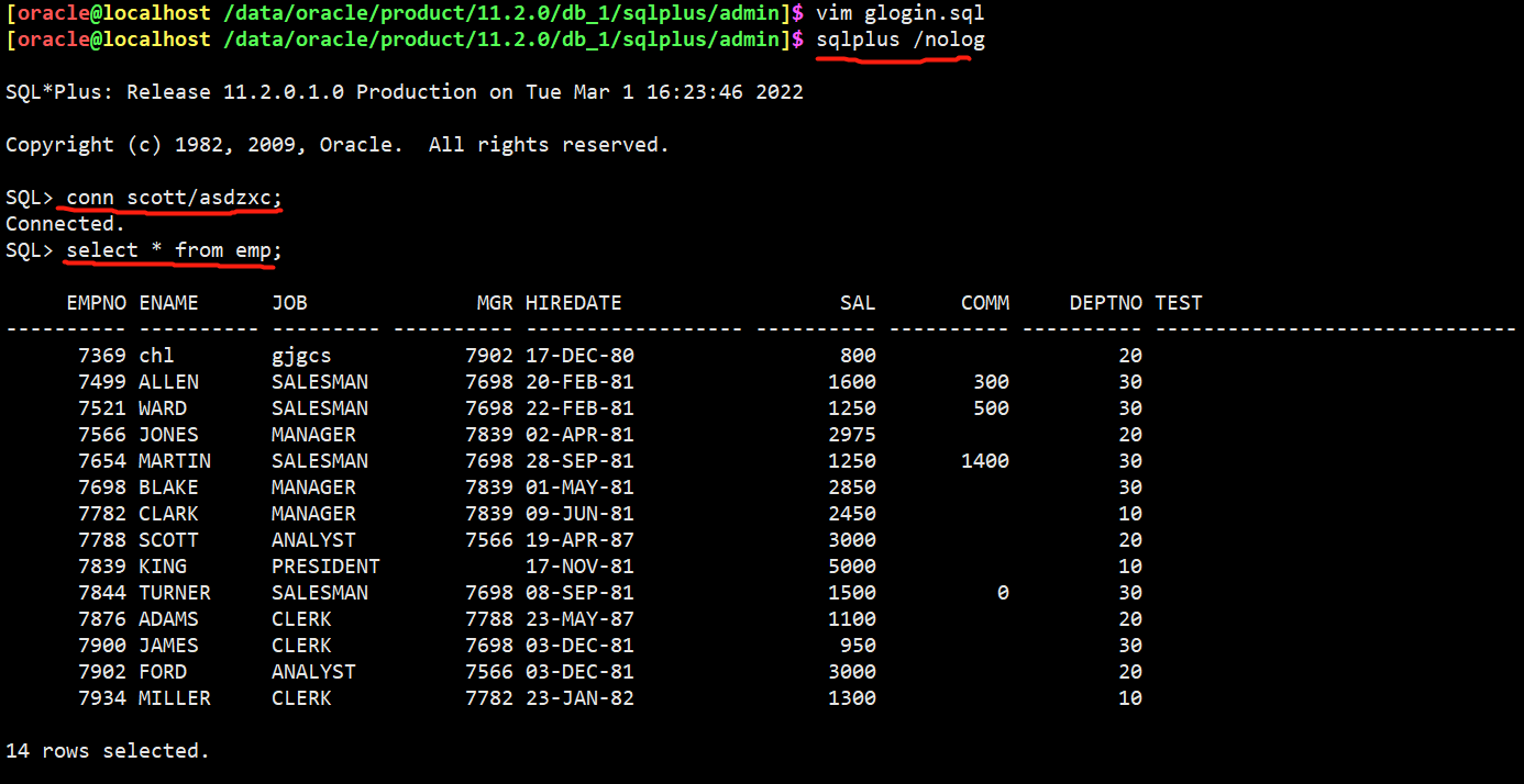 解决Linux中查询oracle数据显示比较乱的问题_sqlplus查询之后表乱-CSDN博客