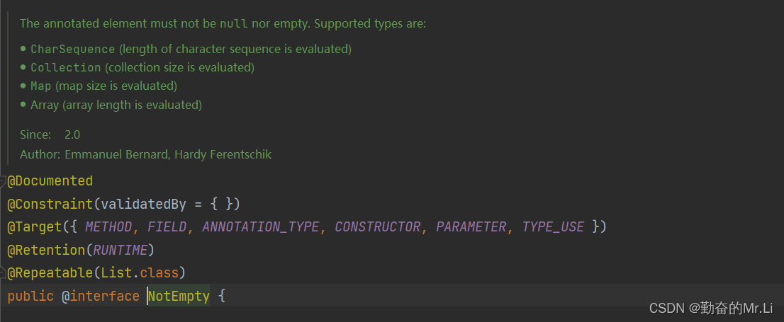 JSR303 springboot javax.validation包里的注解校验用到的3个注解-CSDN博客