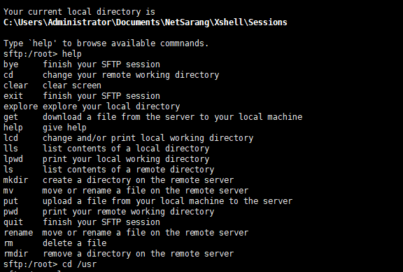 xshell中使用sftp上传文件_sftp传输文件命令 shell-CSDN博客