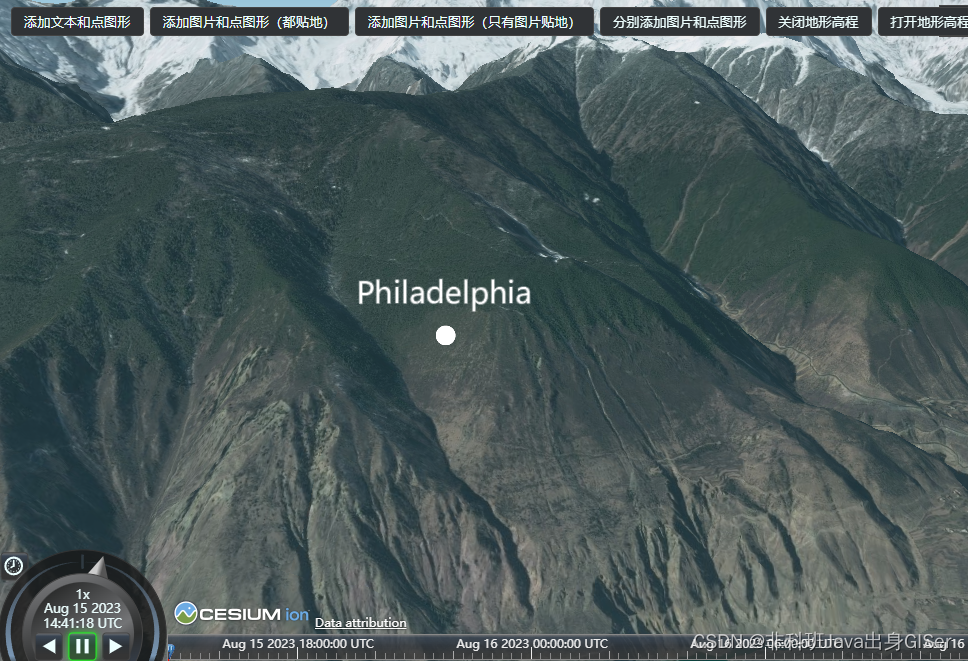 Cesium 实战 - 点对象（point）、广告牌（billboard）、文字标签（label）贴地问题以及总结_cesium point_非科班Java出身GISer的博客-CSDN博客