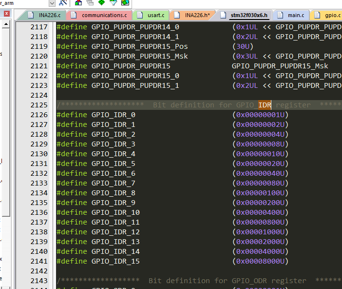 ..\Src\INA226.c(142): error: #20: identifier “GPIO_IDR_IDR9“ is undefined-CSDN博客