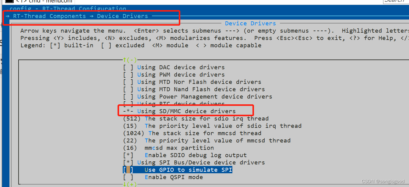 swm34s基于RT-Thread系统使用SDIO驱动读写SD卡_正点原子swm34s-CSDN博客