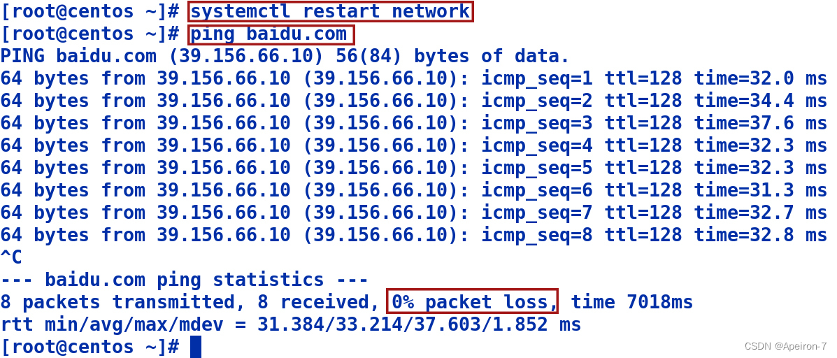 Ping baidu.com：Name or service not know-CSDN博客