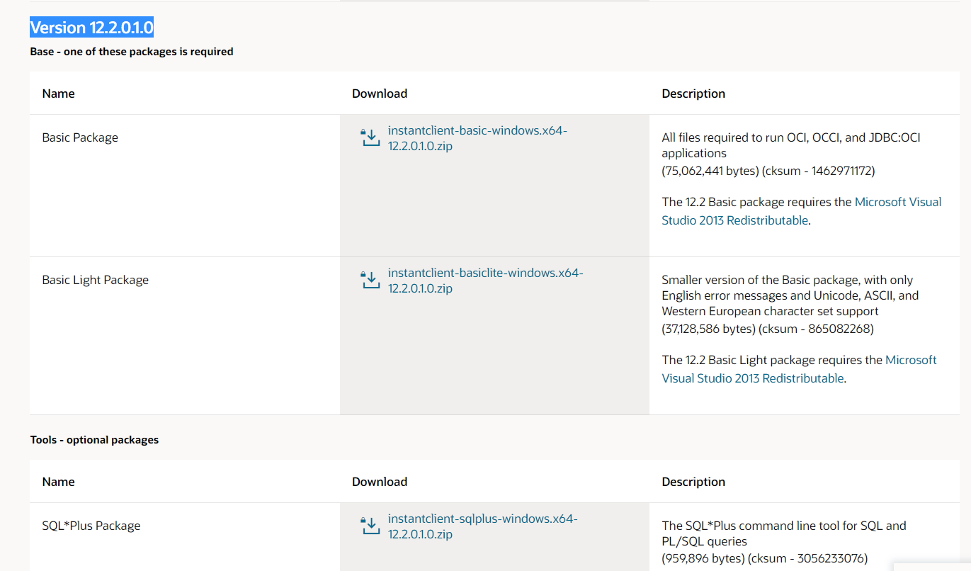 windows安装oracle instant client并用navicat连接云服务器上的oracle（二）_oracle instant ...