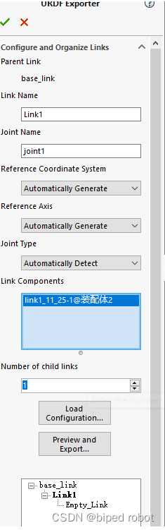 【webots】solidworks生成urdf文件并导入到webots中_webots导入urdf-CSDN博客