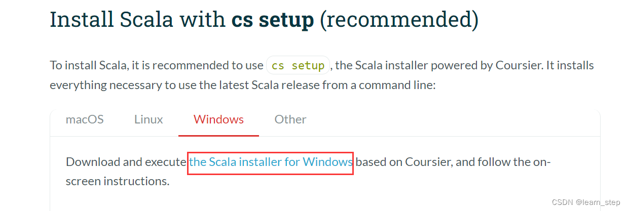 Scala 安装及环境变量配置_scala 中文官网-CSDN博客