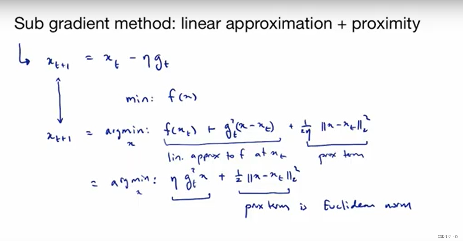 We can view gradient descent as minimizing quadratic approximation-CSDN博客