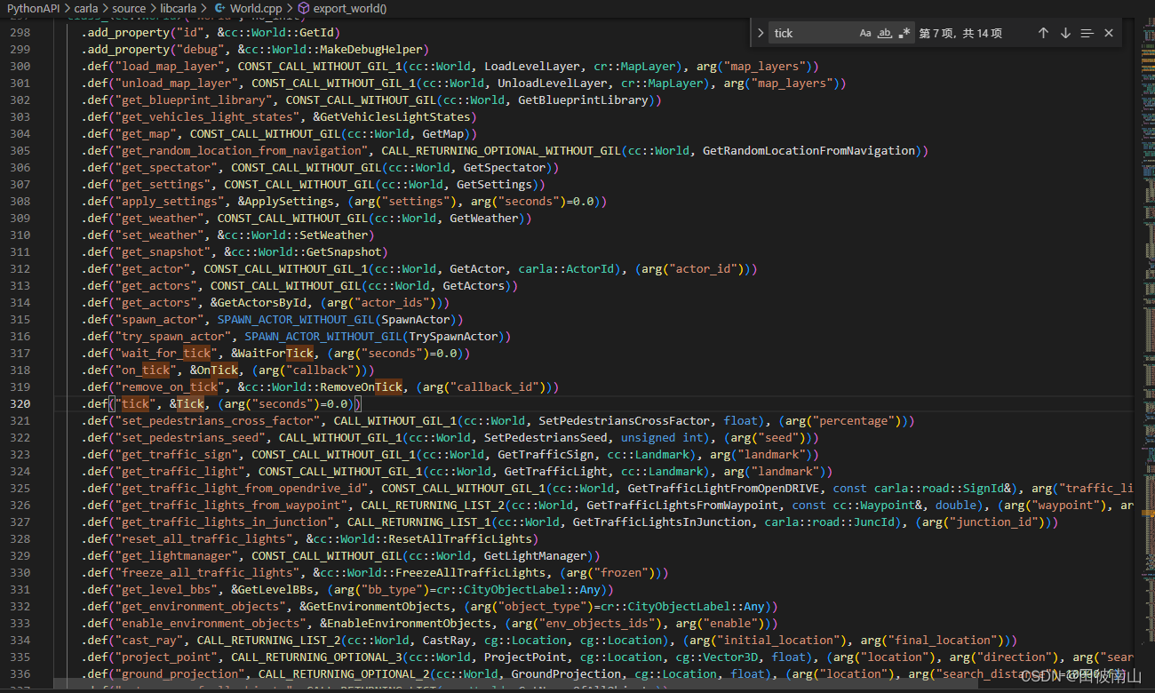 carla源码学习（二）同步模式tick()_carla tick-CSDN博客