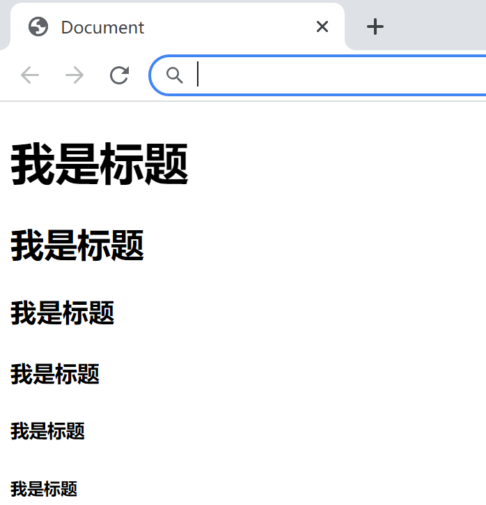 HTML常用标签之＜h1＞到＜h6＞标签_h1到h6,标题大小变化是-CSDN博客