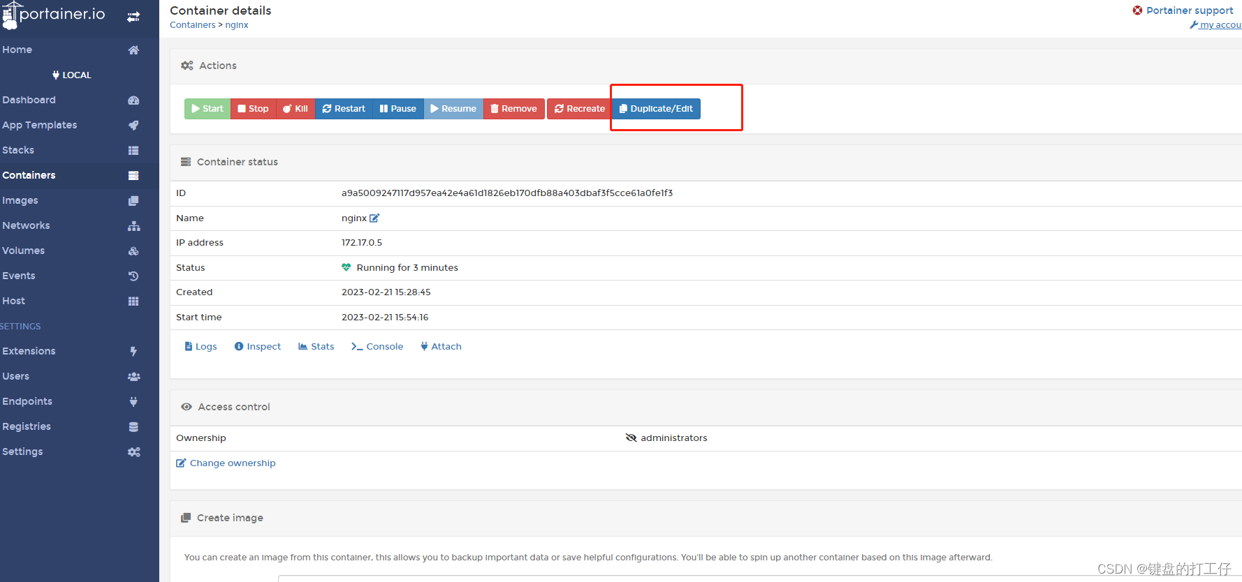 Docker使用portainer部署的nginx,配置访问静态资源 Portainer Nginx Csdn博客