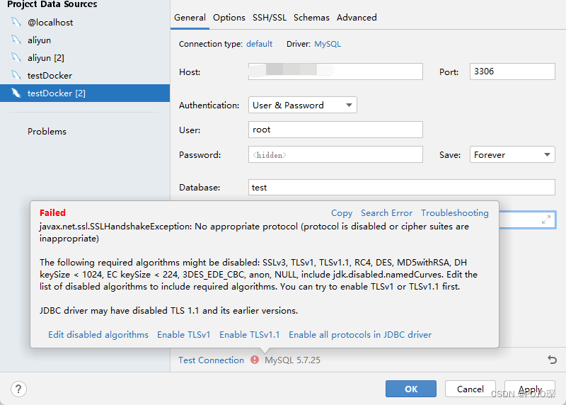 用DataGrip远程连接Docker容器的MySQL的root用户_datagrip中如果连上docker 中的mysql-CSDN博客
