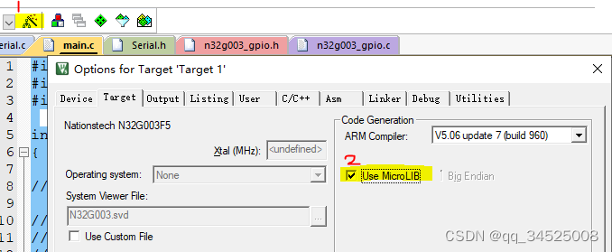 N32G003学习——第九章 第三节1 串口 发送-CSDN博客