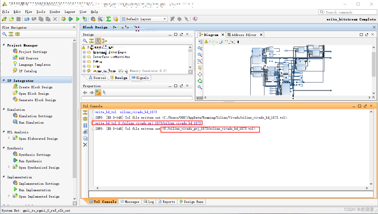 Xilinx_Vivado GUI 重建工程说明_vivado打开bd.tcl文件-CSDN博客