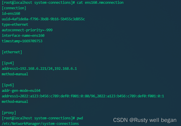 【Linux operation 53】Centos 9 steam 设置IP（IPV4+IPV6）_centos9网络配置文件路径-CSDN博客