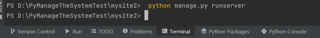 Pycharm 运行 django 没有出现网址 / 终端下运行 “python manage.py runserver” Pycharm 没弹出网址_django终端运行结果-CSDN博客