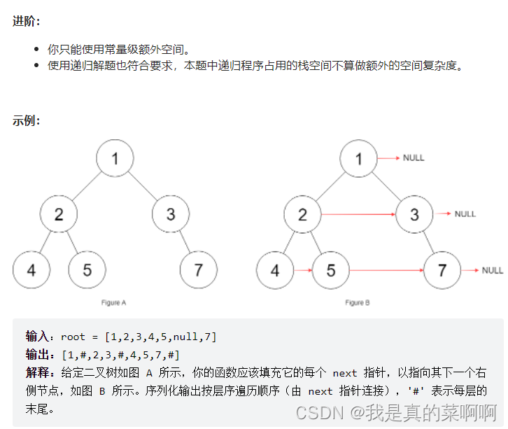 116填充每个节点的下一个右侧节点指针 Csdn博客
